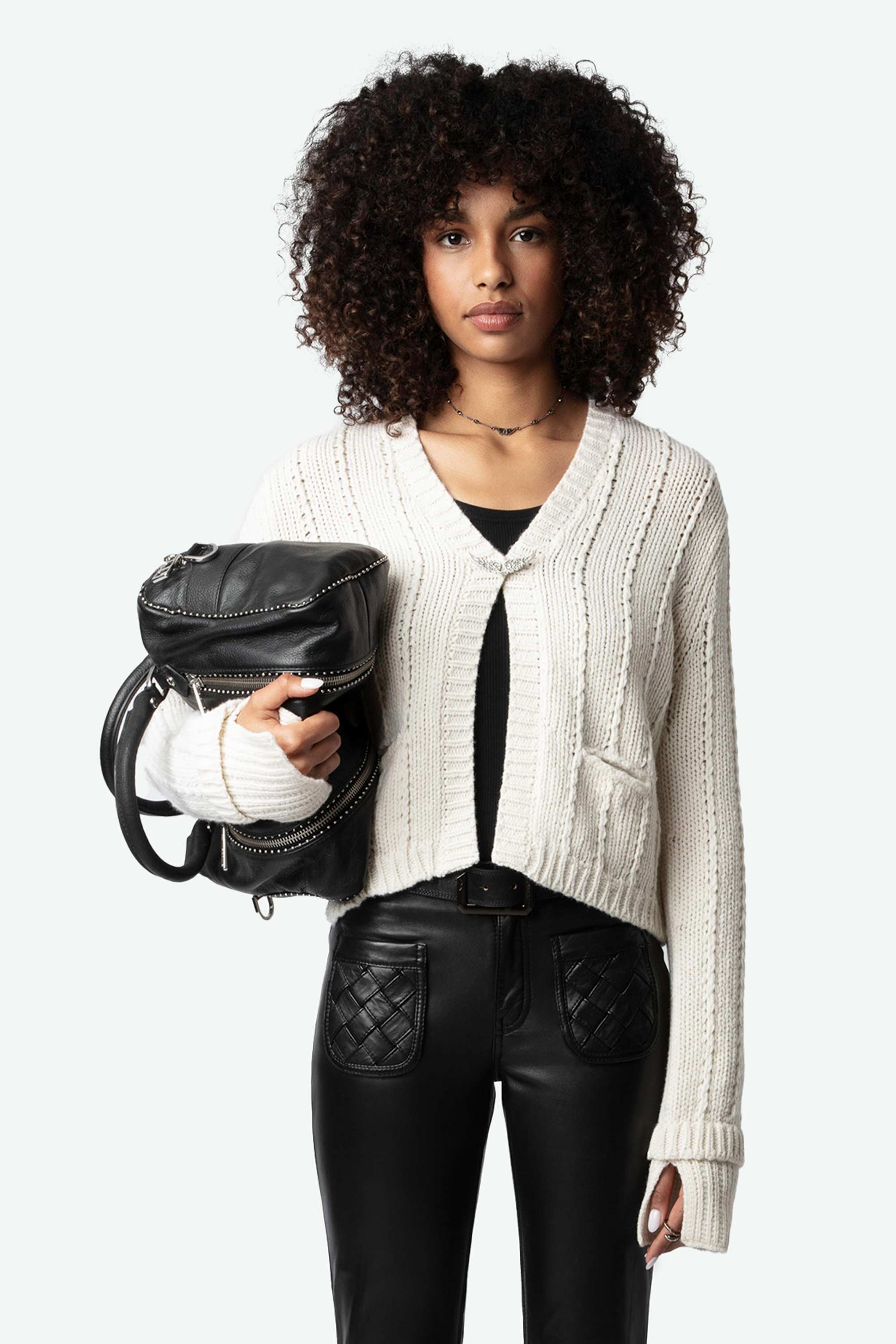 Travy Wool Cardigan | DUKO MALL
